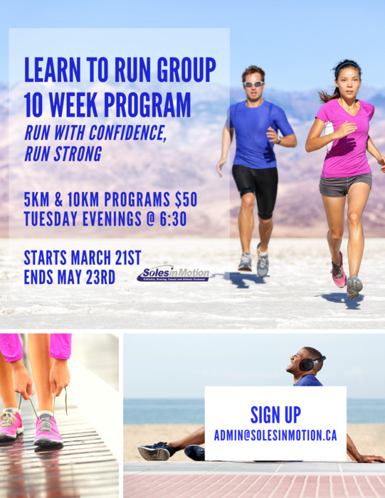 Learn to Run - Register | Soles In Motion